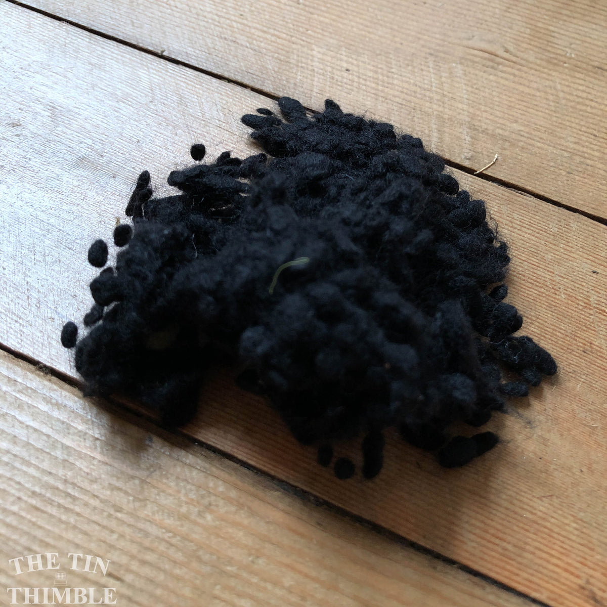 Black Dyed Wool Nepps or Nibs for Felting by DHG / 1/8 Oz or More / Co ...