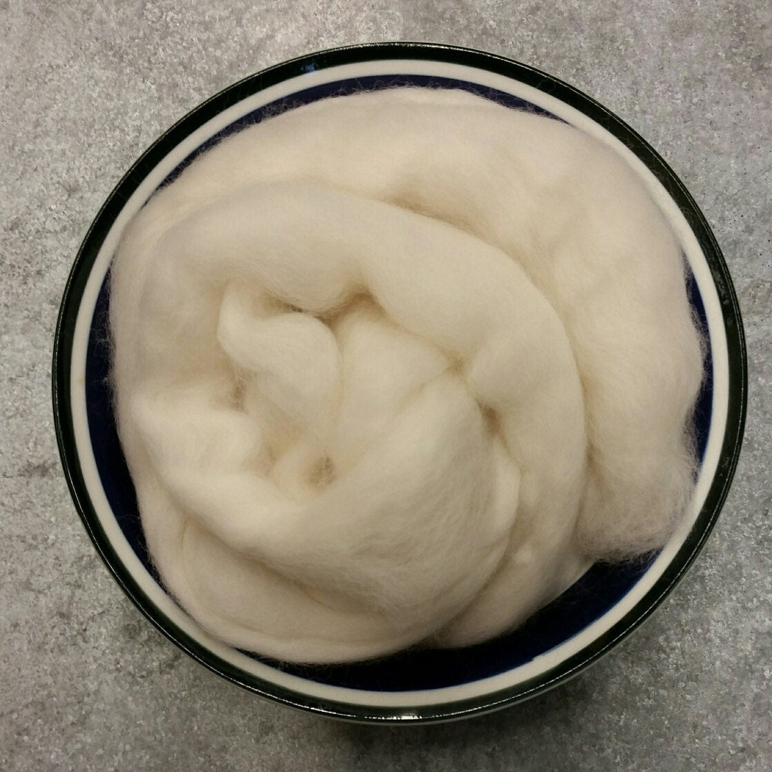 Natural White Merino Wool Roving for Felting, Spinning, Weaving or Dye ...